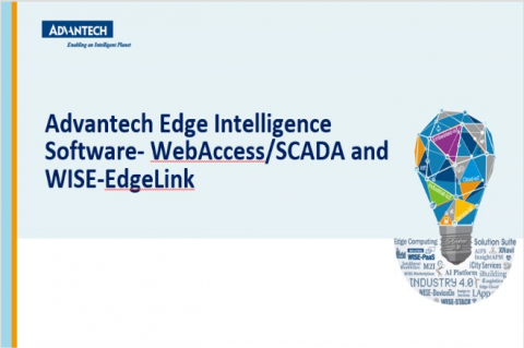 E4 Advantech Edge Intelligence Software- WebAccess/SCADA and WISE-EdgeLink (WP_E400564)